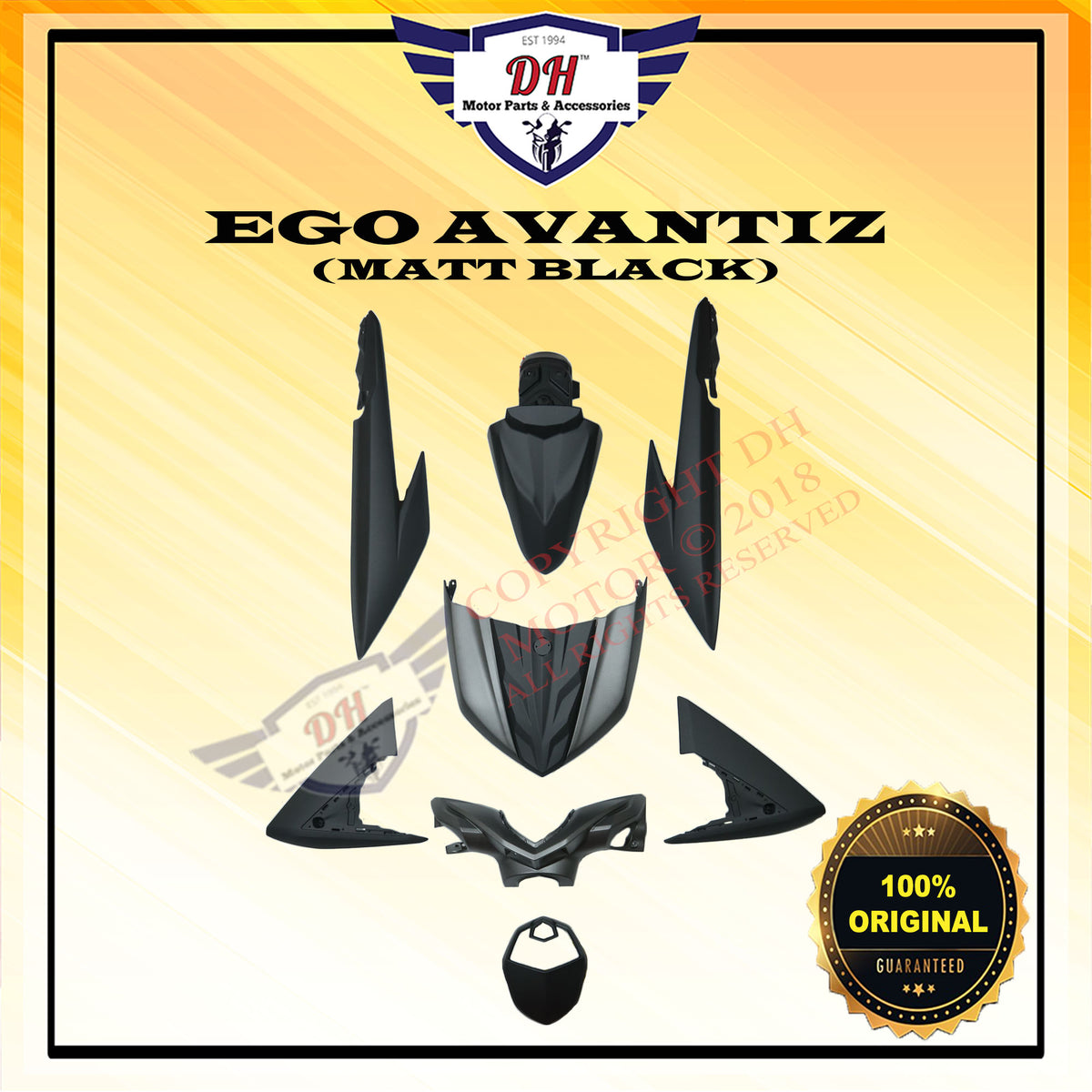 EGO AVANTIZ (ORIGINAL) COVER SET YAMAHA FULL SET – DH MOTOR PARTS ...