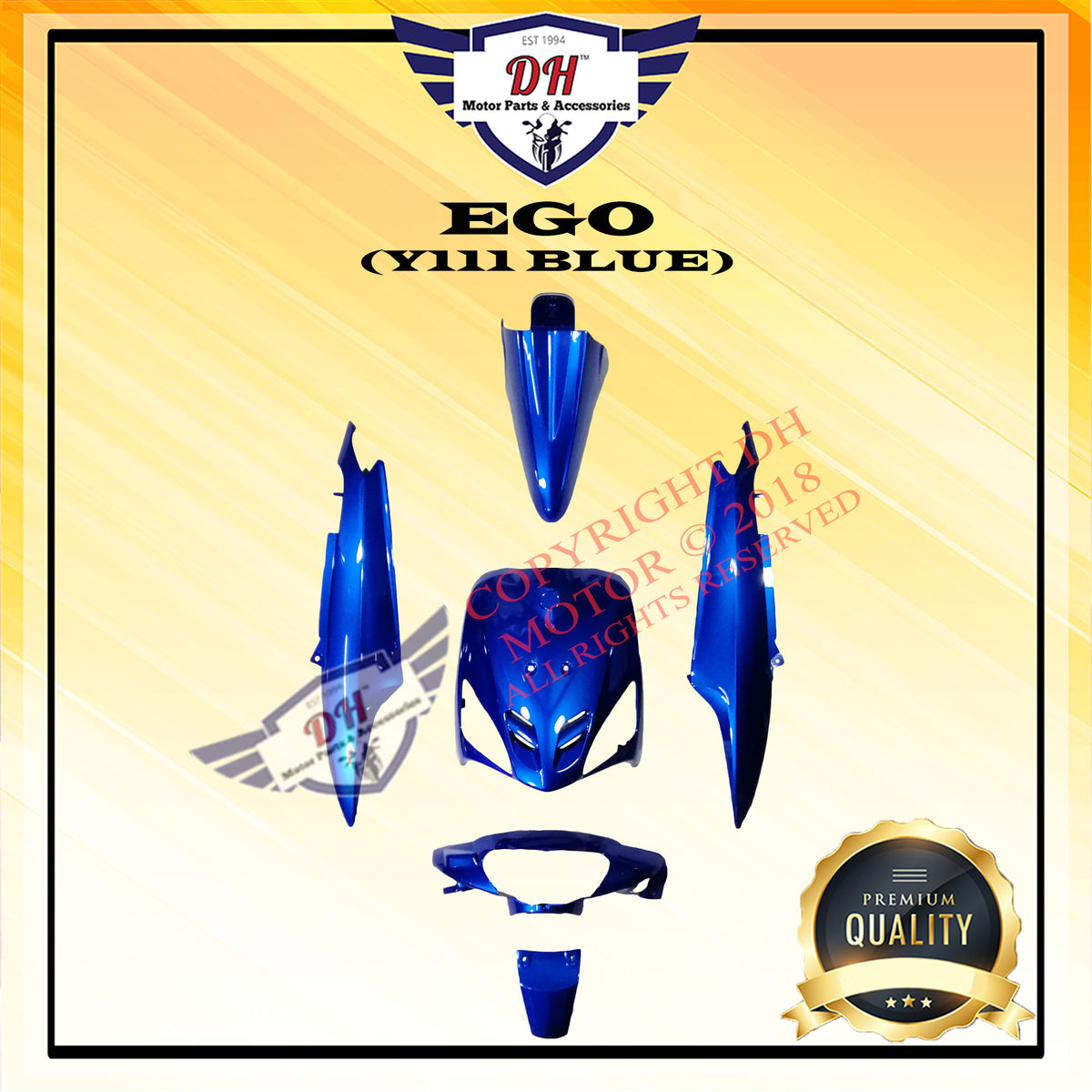 EGO COVER SET (Y111 BLUE) FULL SET YAMAHA – DH MOTOR PARTS & ACCESSORIES