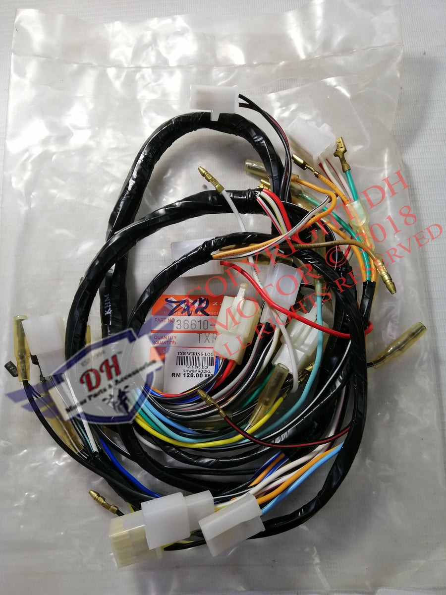 TXR (OEM) WIRING BODY WIRE HARNESS FULL SET SUZUKI – DH MOTOR PARTS ...