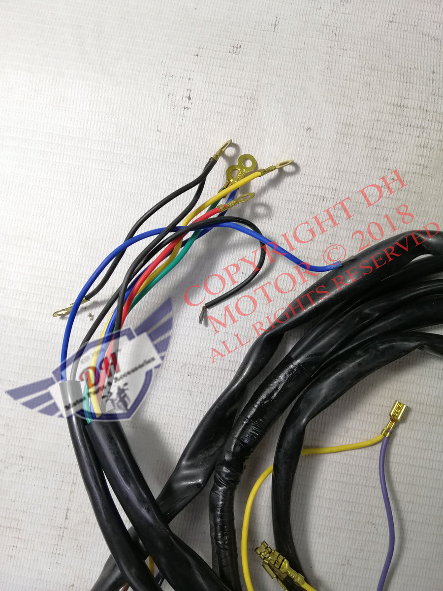 VESPA SUPER / SPRINT WIRING BODY WIRE HARNESS FULL SET – DH MOTOR PARTS ...